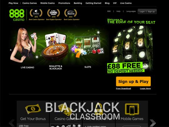 888casino Review - Experience Online Blackjack with 888casino